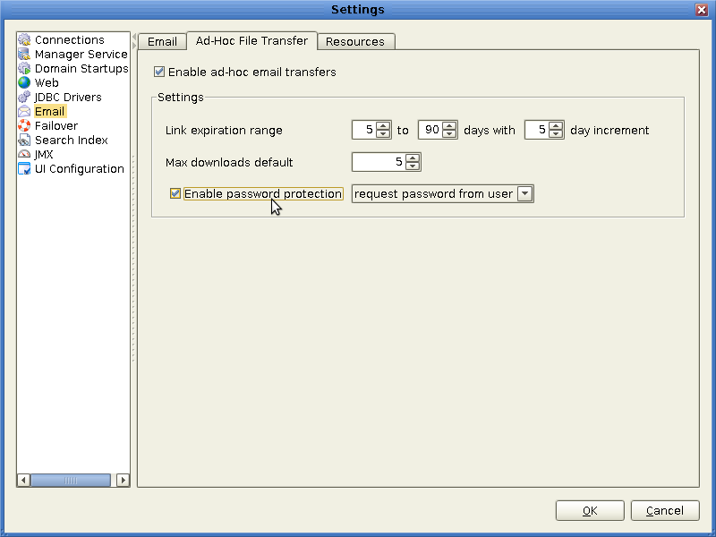 Password Protecting Ad-Hoc File Transfers Password Protecting Ad-Hoc File Transfers