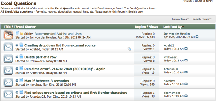Where to Learn Excel : 네이버 블로그