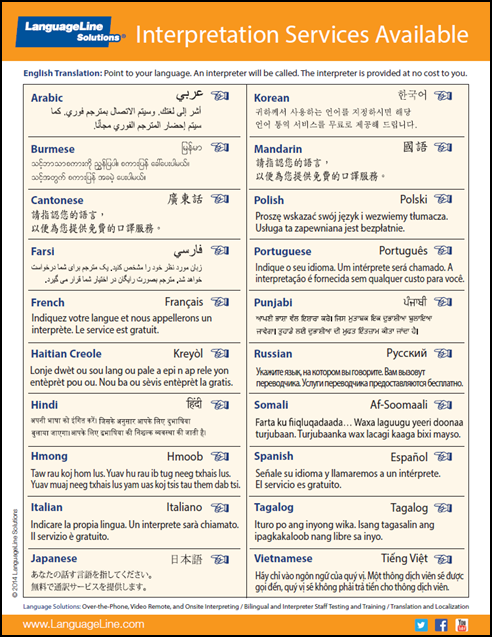 Order Support Materials | LanguageLine Solutions