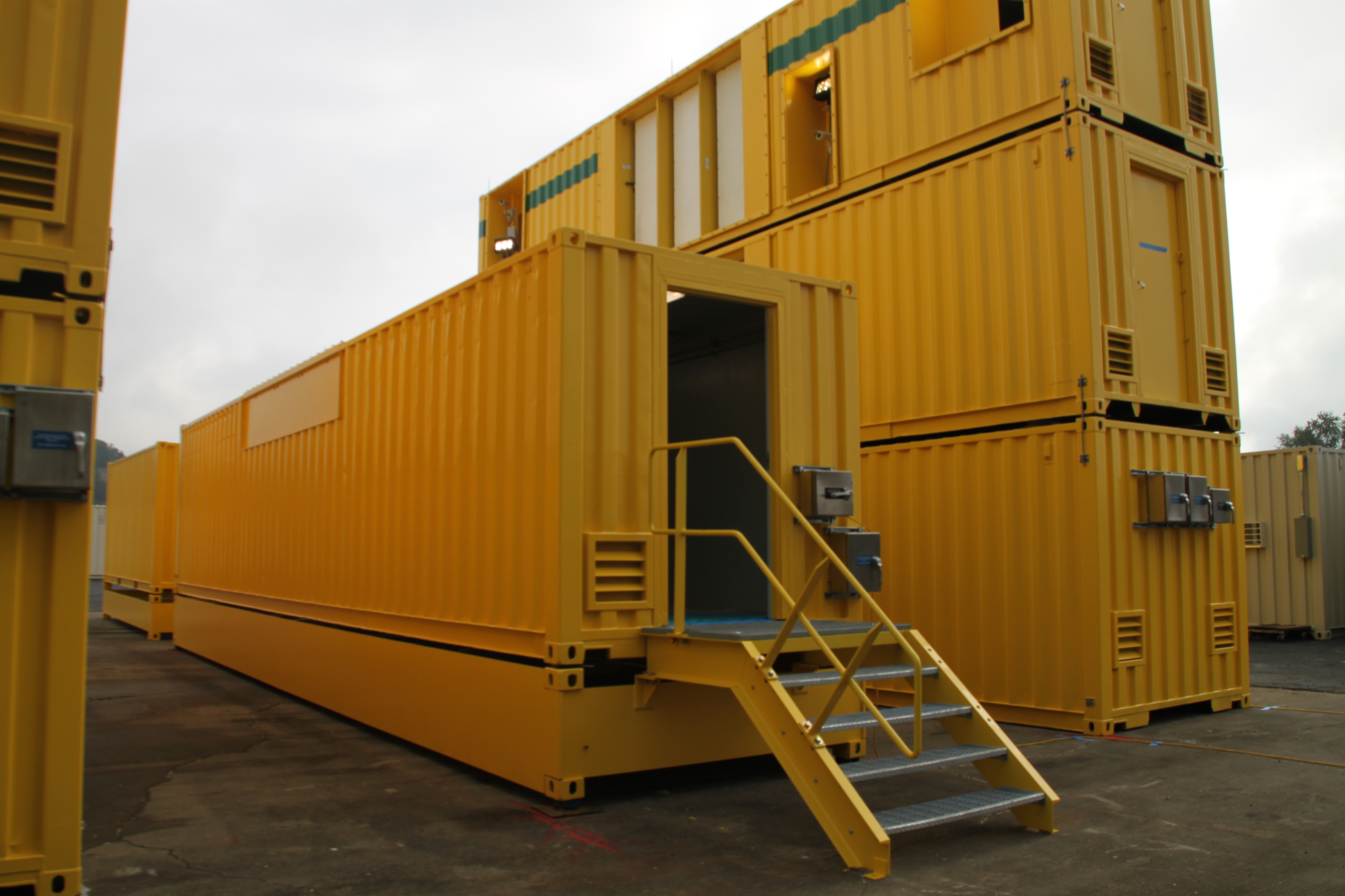 Photos Of Shipping Container Modifications For Savannah River National Labs