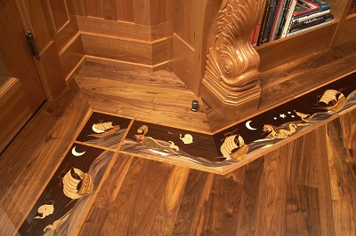 finished floorboards