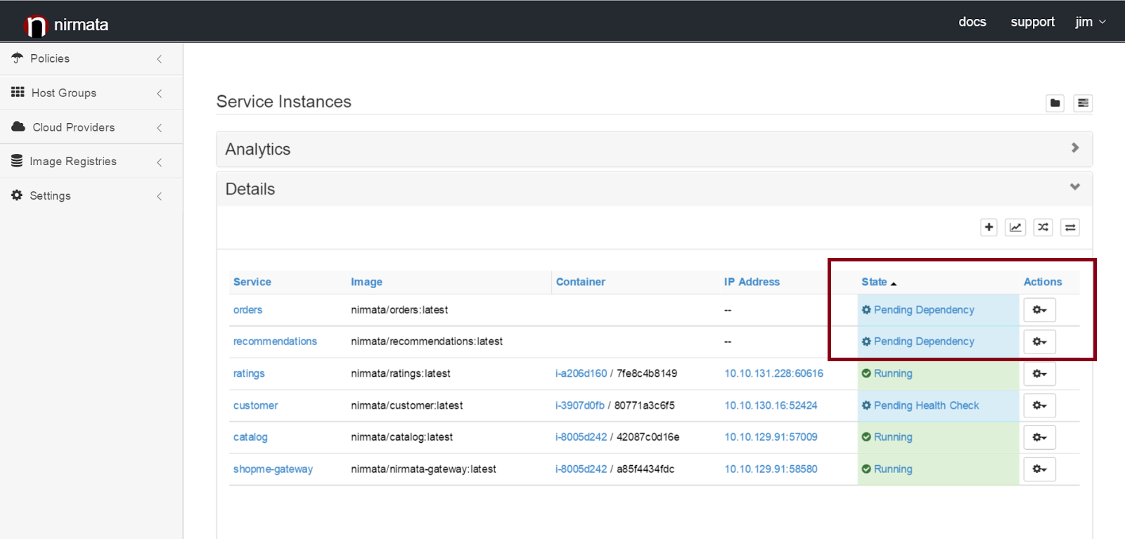 Microservices Networking with Nirmata and Docker