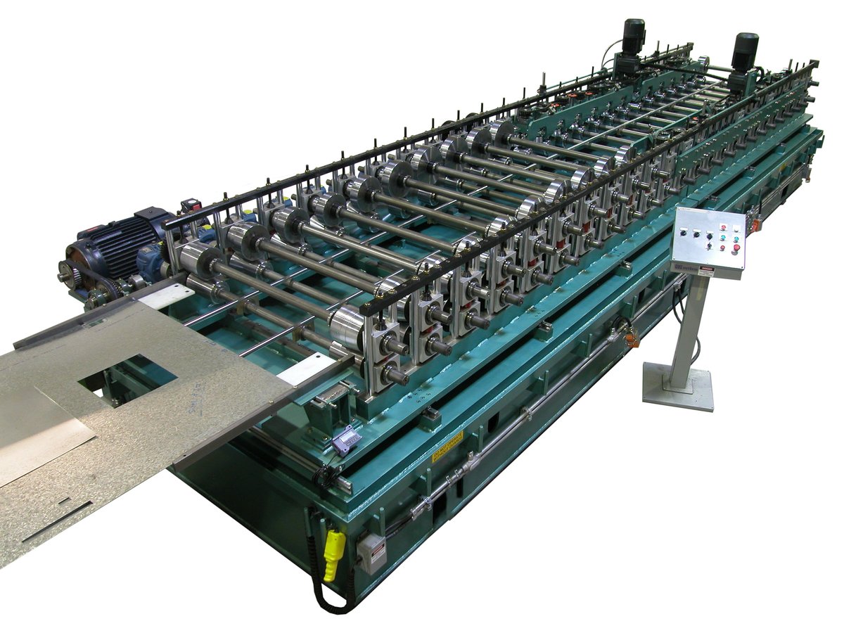 Lock Seam Door Rollformer