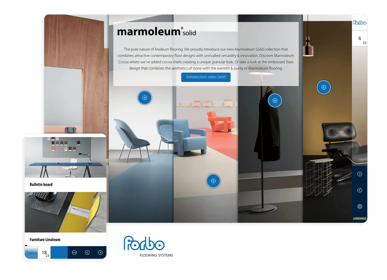 Examples of interactive magazines, brochures, newsletters, and more