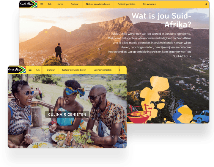 Examples of interactive magazines, brochures, newsletters, and more