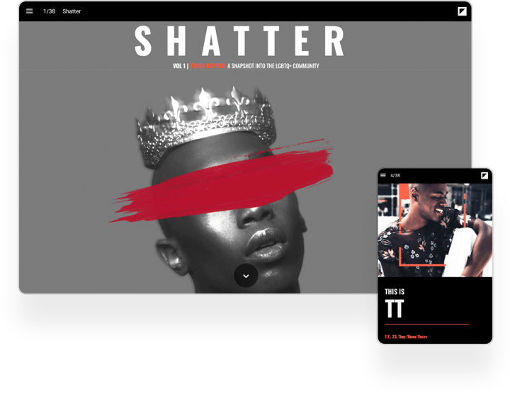 Examples of interactive magazines, brochures, newsletters, and more