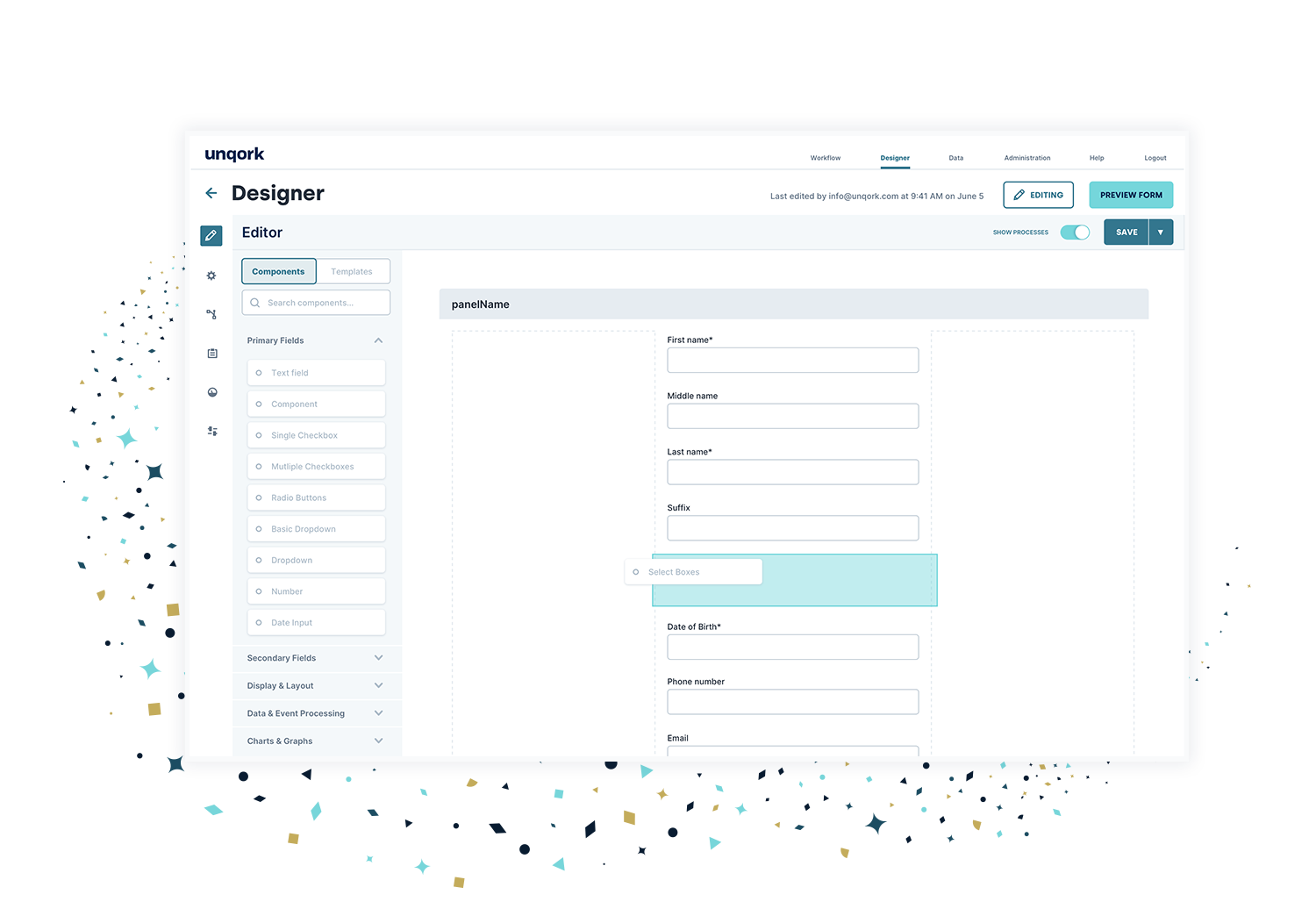 No Code Enterprise Applications | Unqork Platform Features No Code Enterprise Applications | Unqork Platform Features