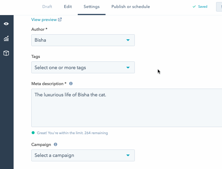 Create And Manage Blog Tags 
