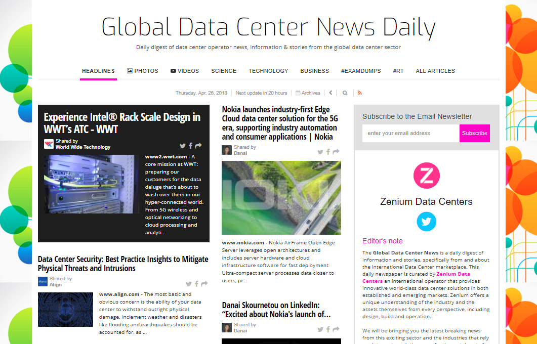 Align Featured in Data Center News Daily