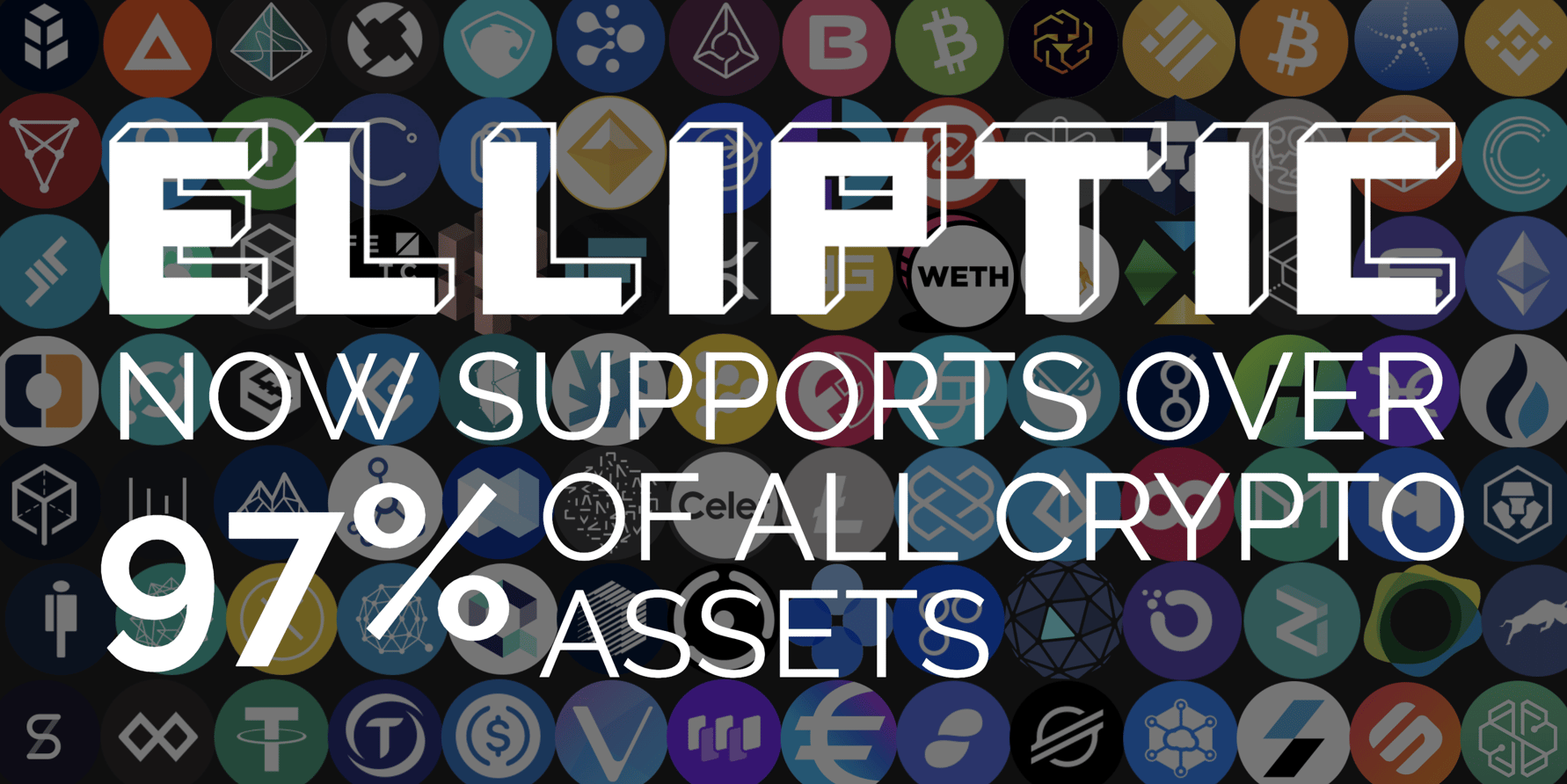 Elliptic Now Supports 97% Of All Cryptoassets By Trading Volume