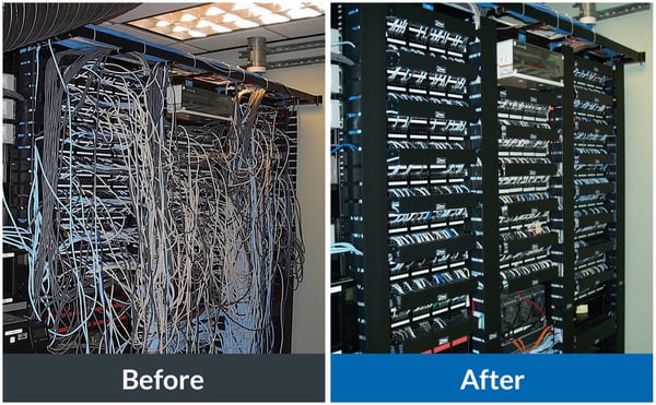 Telecom Room Cleanup | Blue Wave Communications