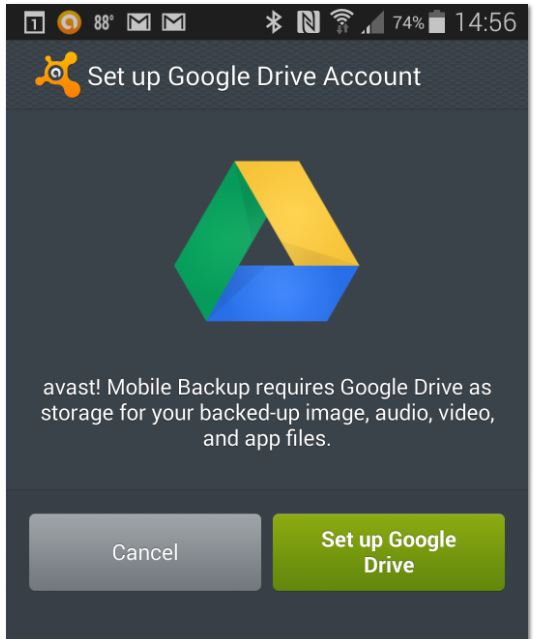 How to make a backup with Avast Mobile Backup & Restore