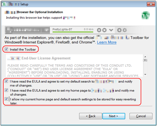 Browser Toolbars – almost malware?