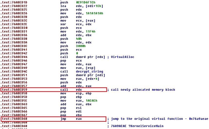 Win32/64:Blackbeard & Pigeon: Stealthiness techniques in 64-bit Windows ...