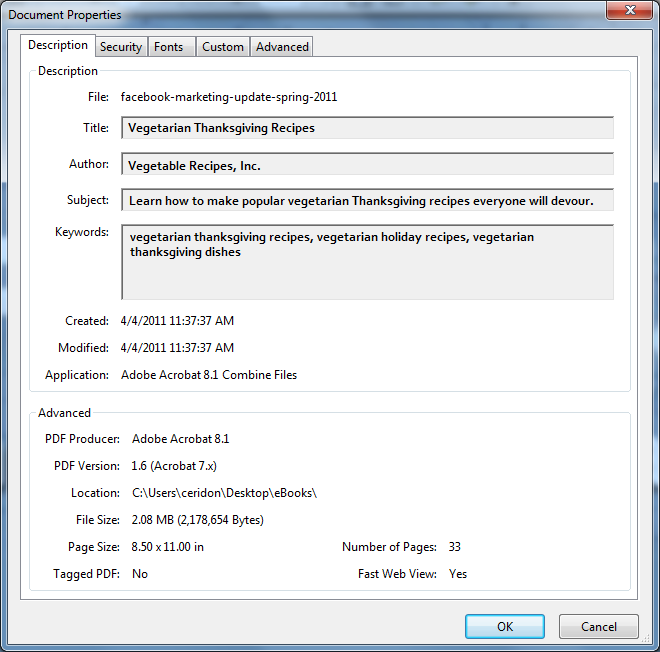 How to Optimize a PDF for Search