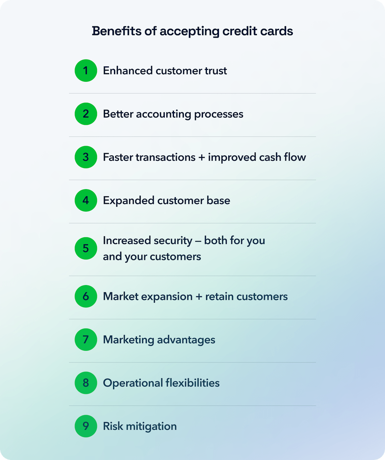The Benefits of Accepting Credit Cards for Your Business (+ the Cons)