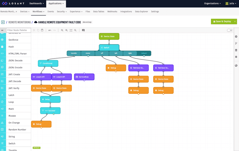 Losant Enterprise IoT Platform | Features & Services