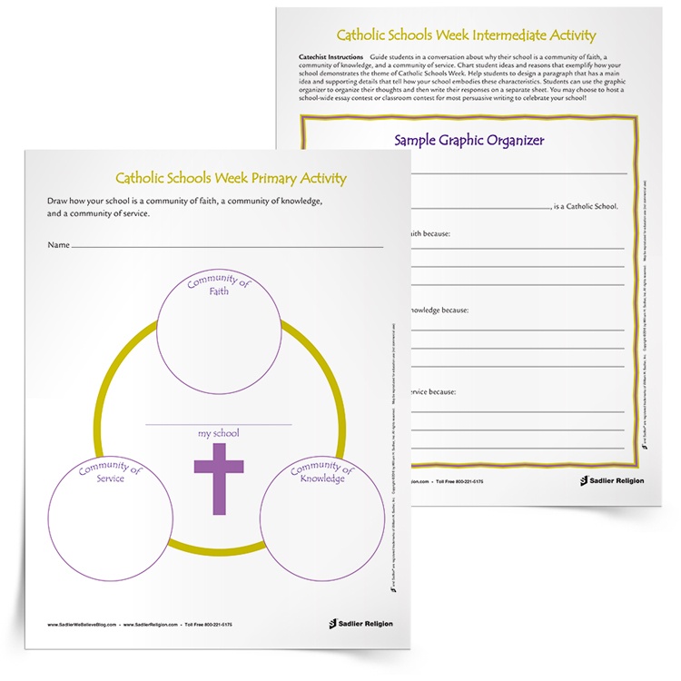 Daily Activities to Celebrate Catholic Schools Week