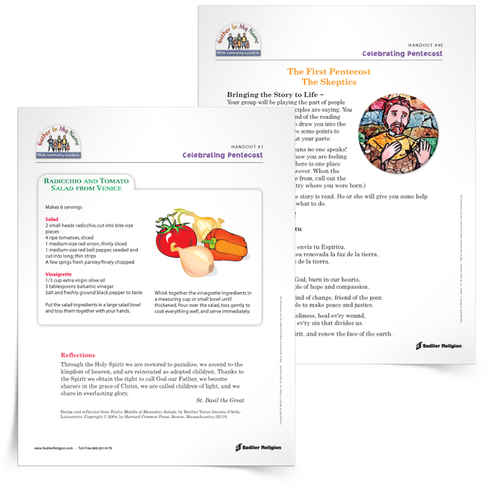 Pentecost Activities for Catholic Children & Students