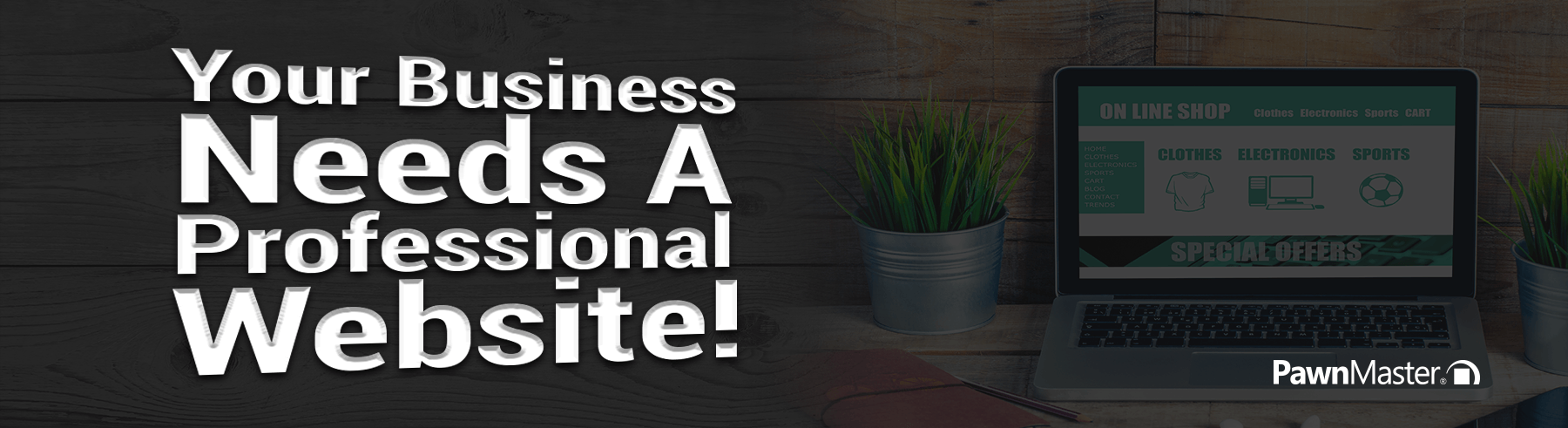 Your Business Needs A Professional Website - PawnMaster