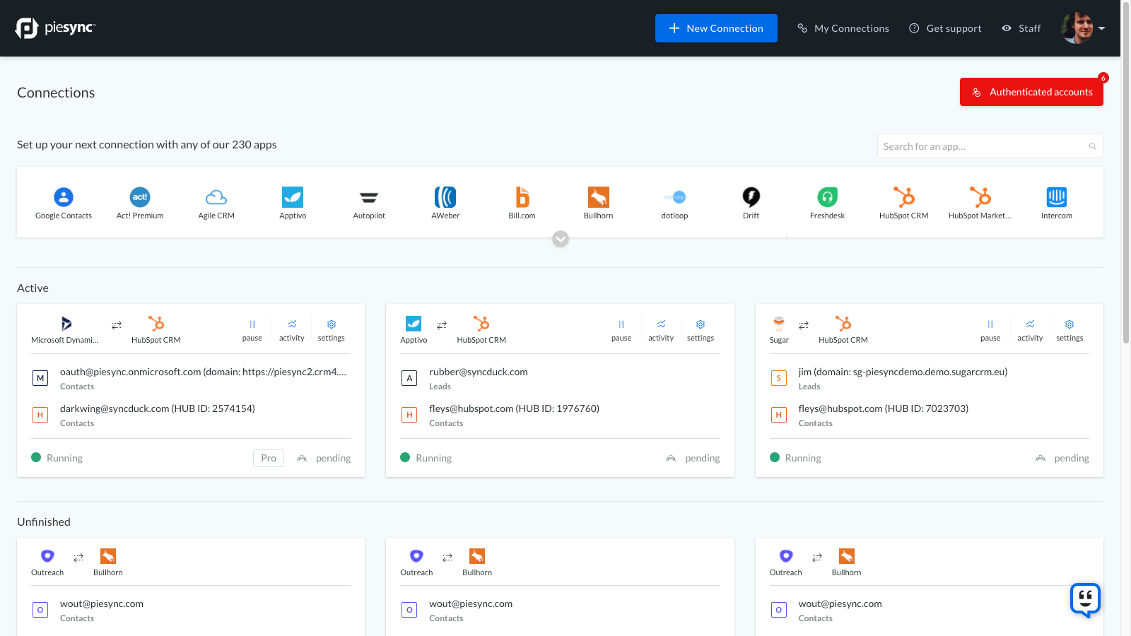 Microsoft Dynamics 365 HubSpot Integration by PieSync