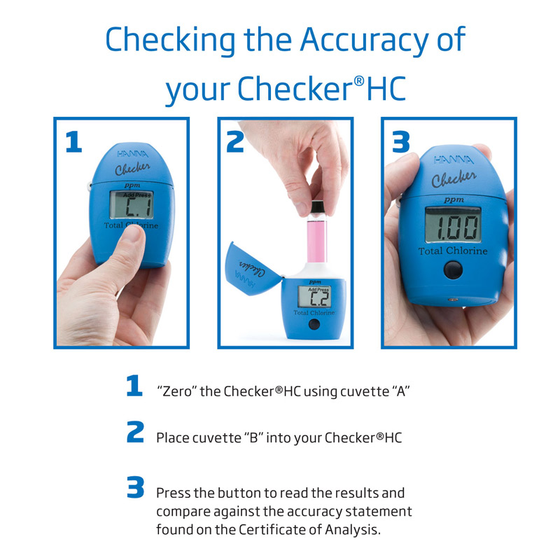 Copper High Range Checker® HC Calibration Check Set - HI702-11