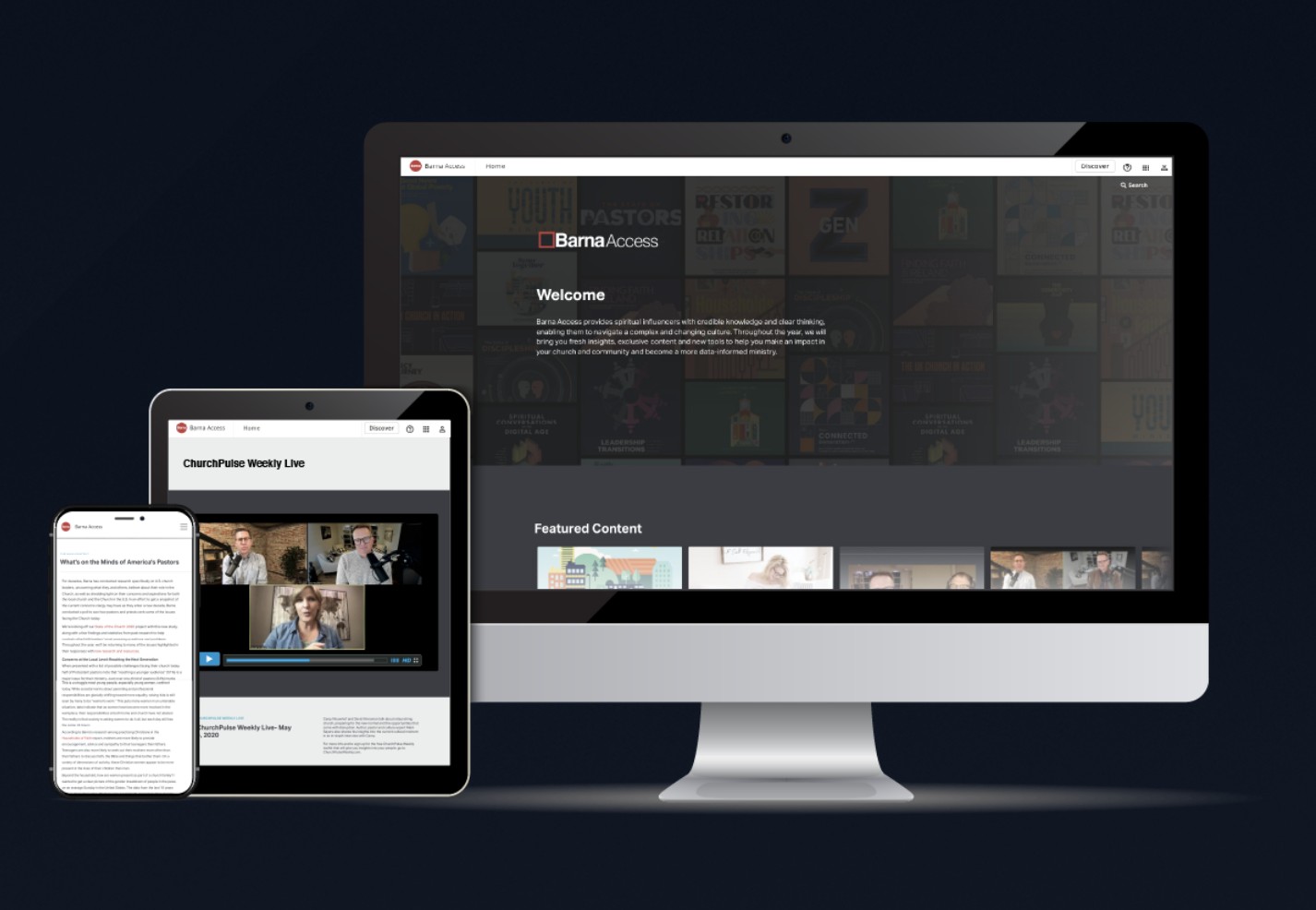 Barna Access - Interactive Research, Data, & Content for Faith Leaders.