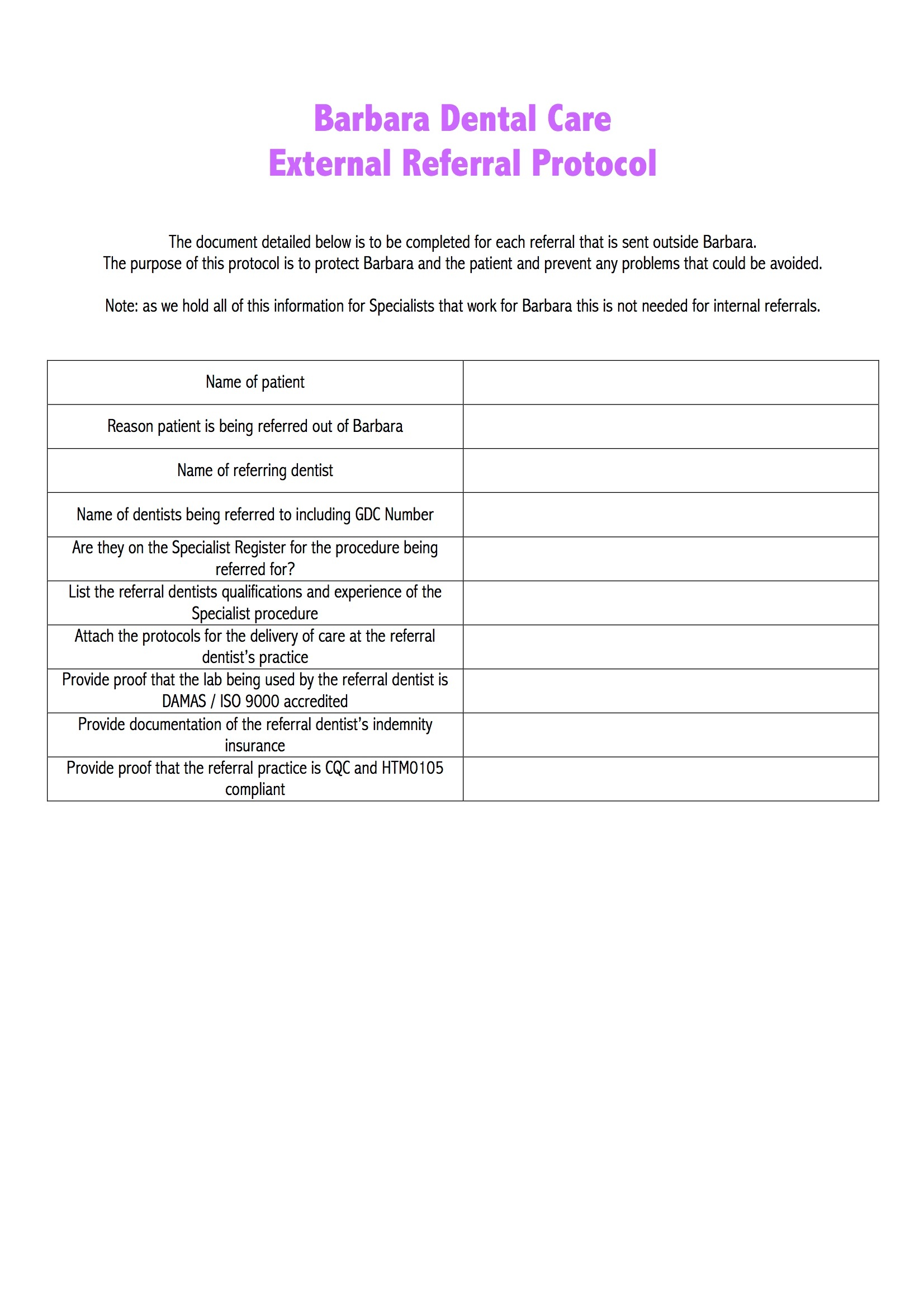 A sinister development in corporate referral strategy