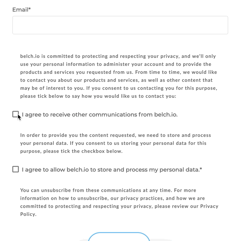 GitHub Tim belch material checkboxes for hubspot