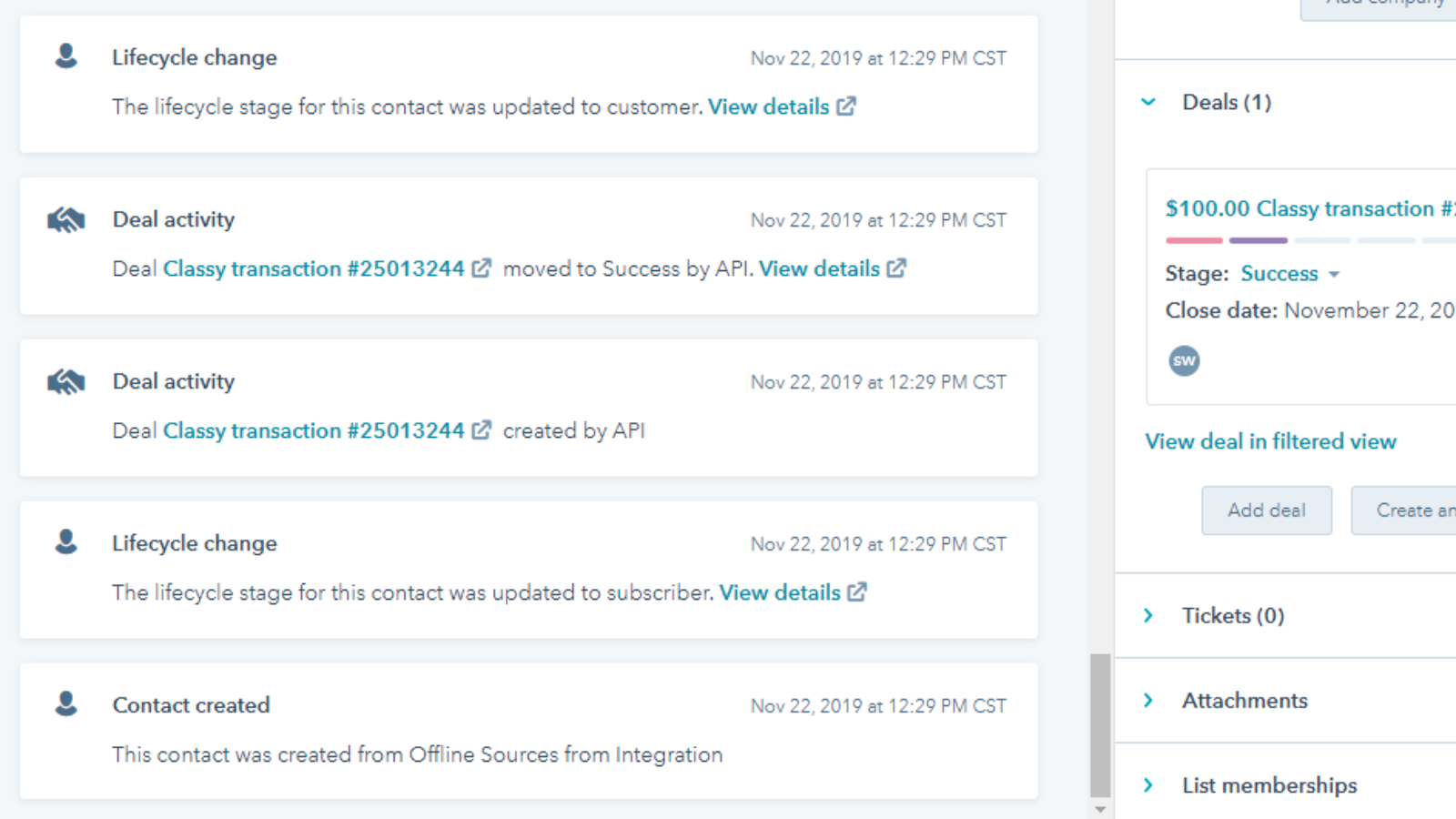 Integrate Classy by SyncSmart HubSpot Integration | Connect Them Today