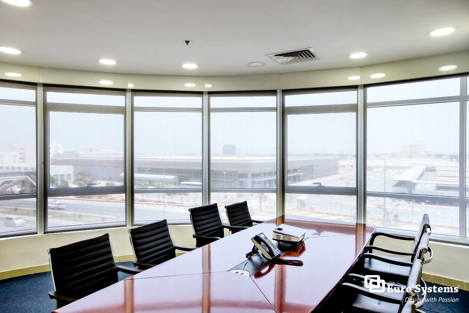 Office Blinds | Commercial Blinds Project | Euro Systems Doha, Qatar