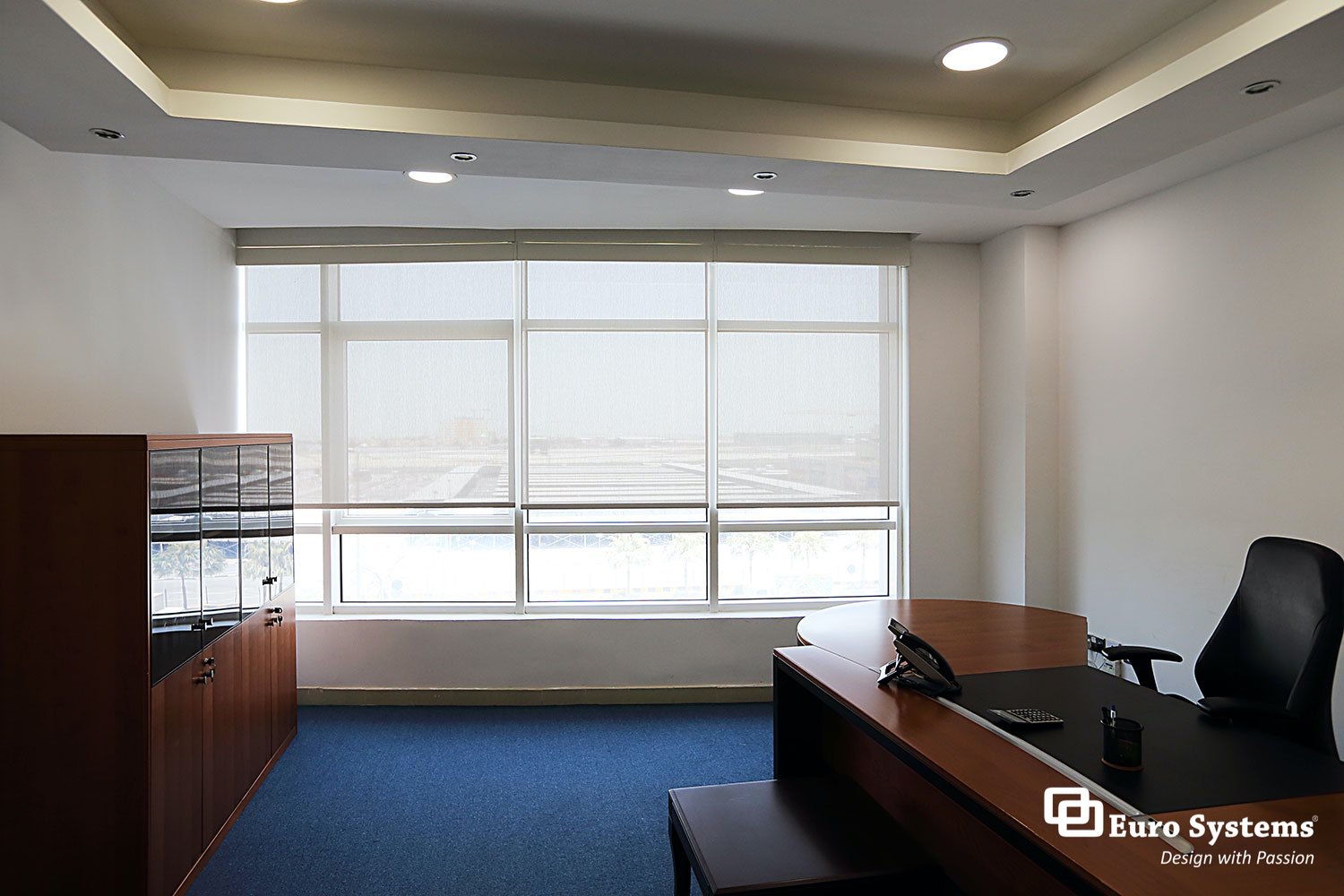 Office Blinds | Commercial Blinds Project | Euro Systems Doha, Qatar