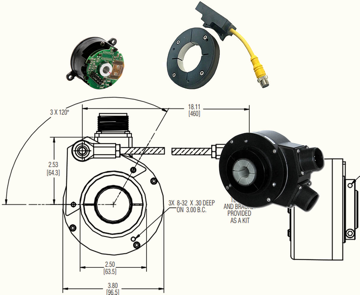 New ST56 SLIM Tach Encoder Heavy Duty