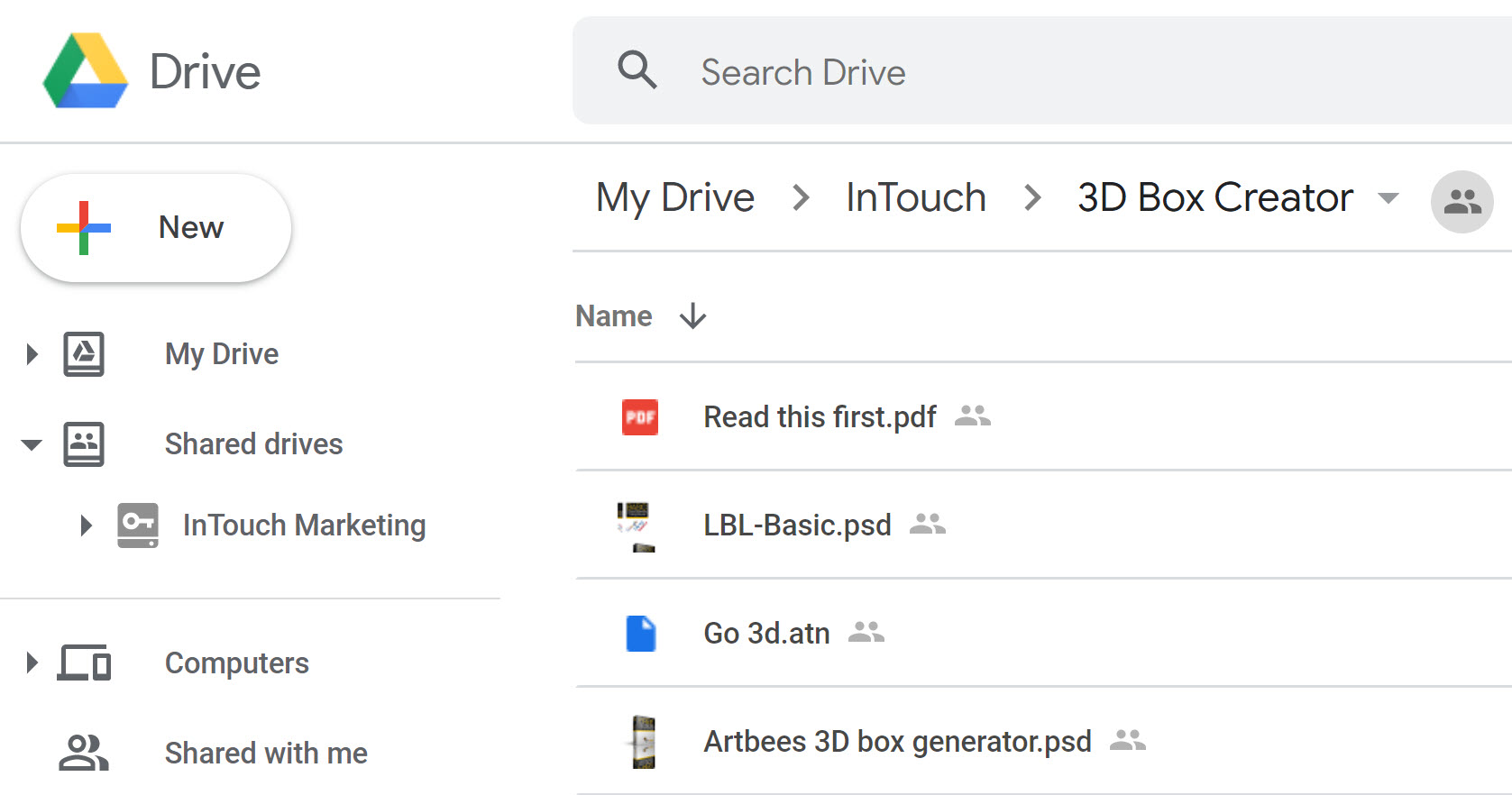 How To Create A Shared Drive Folder