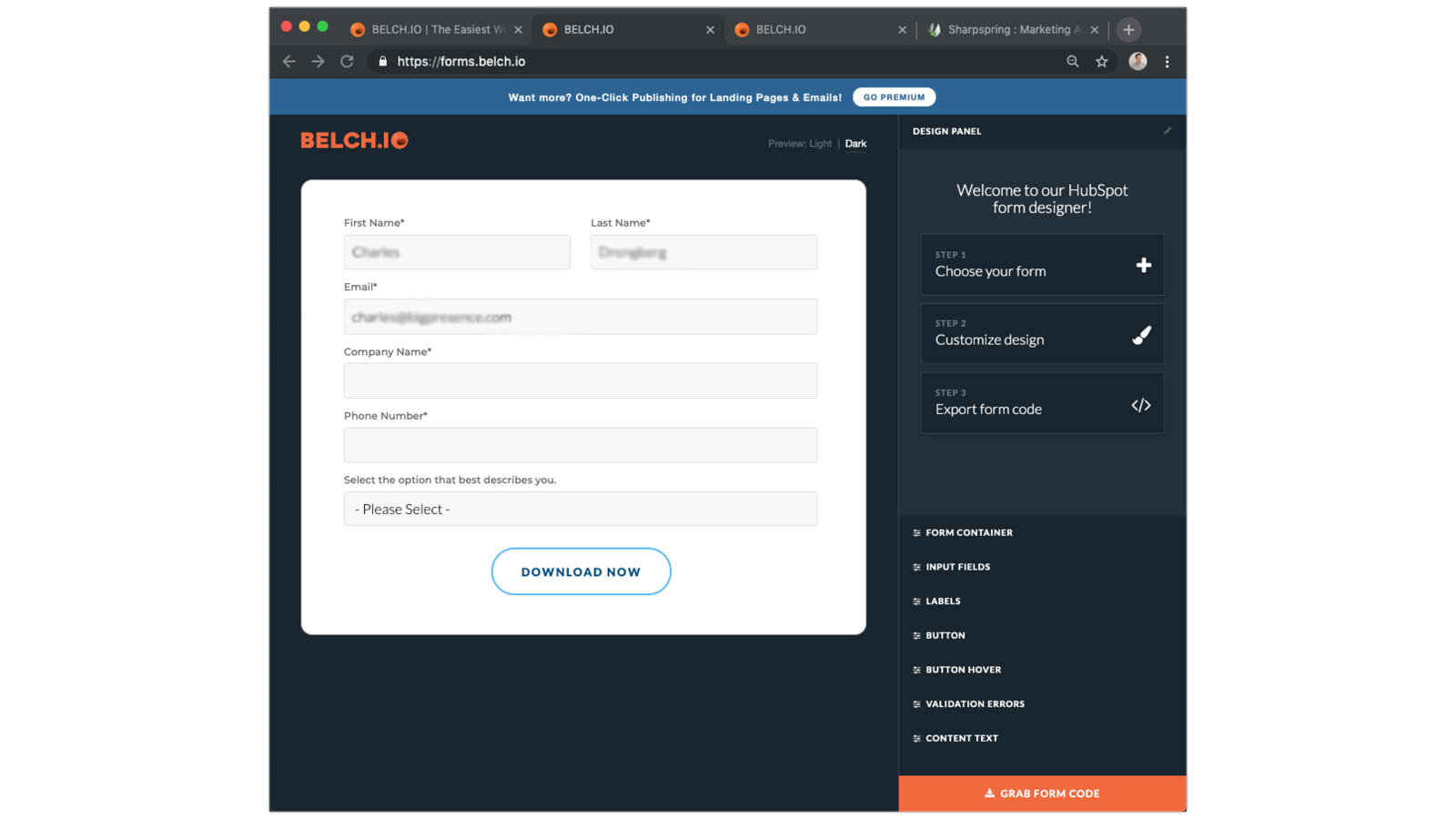 Belch.io HubSpot-integratie | Koppel ze vandaag nog