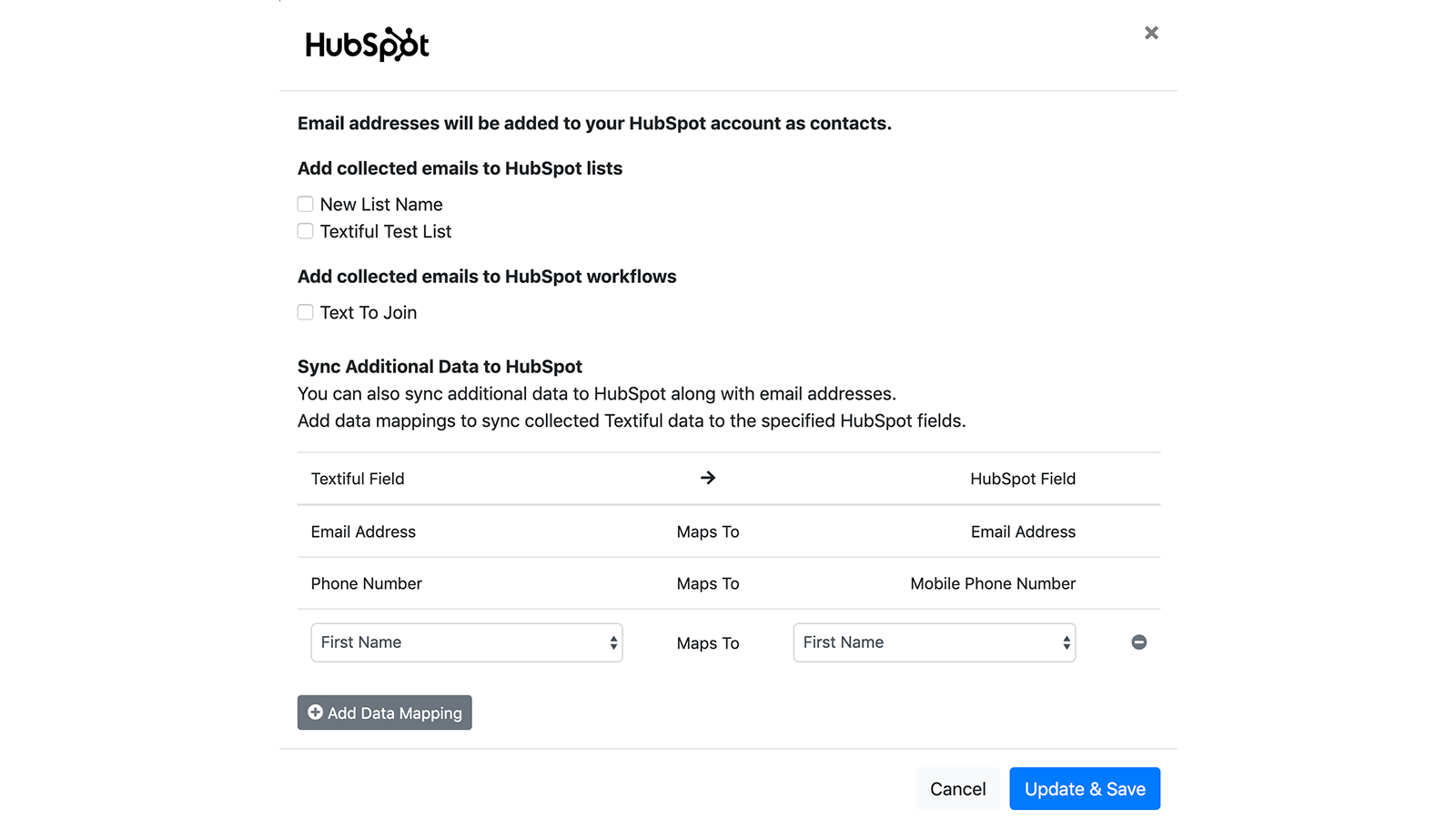 Textiful HubSpot Integration | Connect Them Today