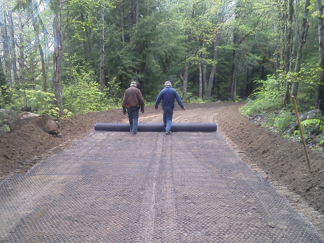 Overcoming Mud Season with Tensar Geogrid