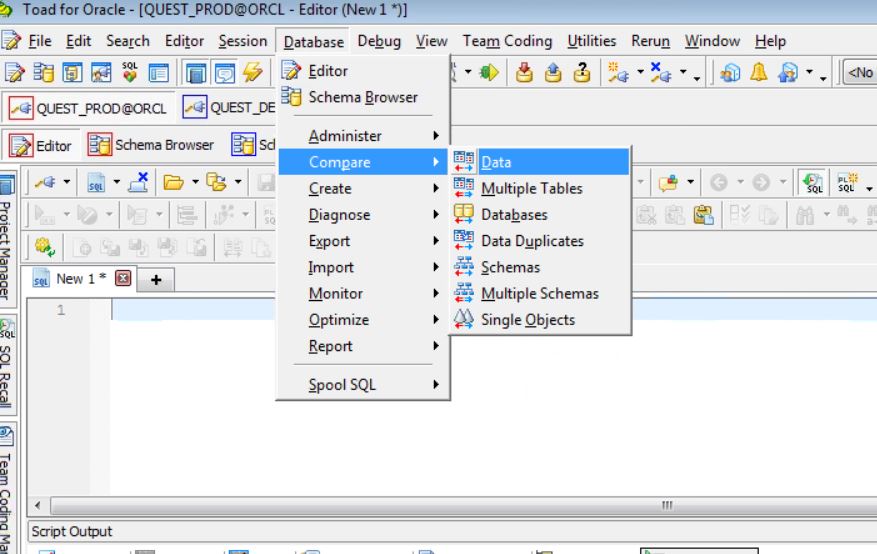 Oracle Sync Two Tables