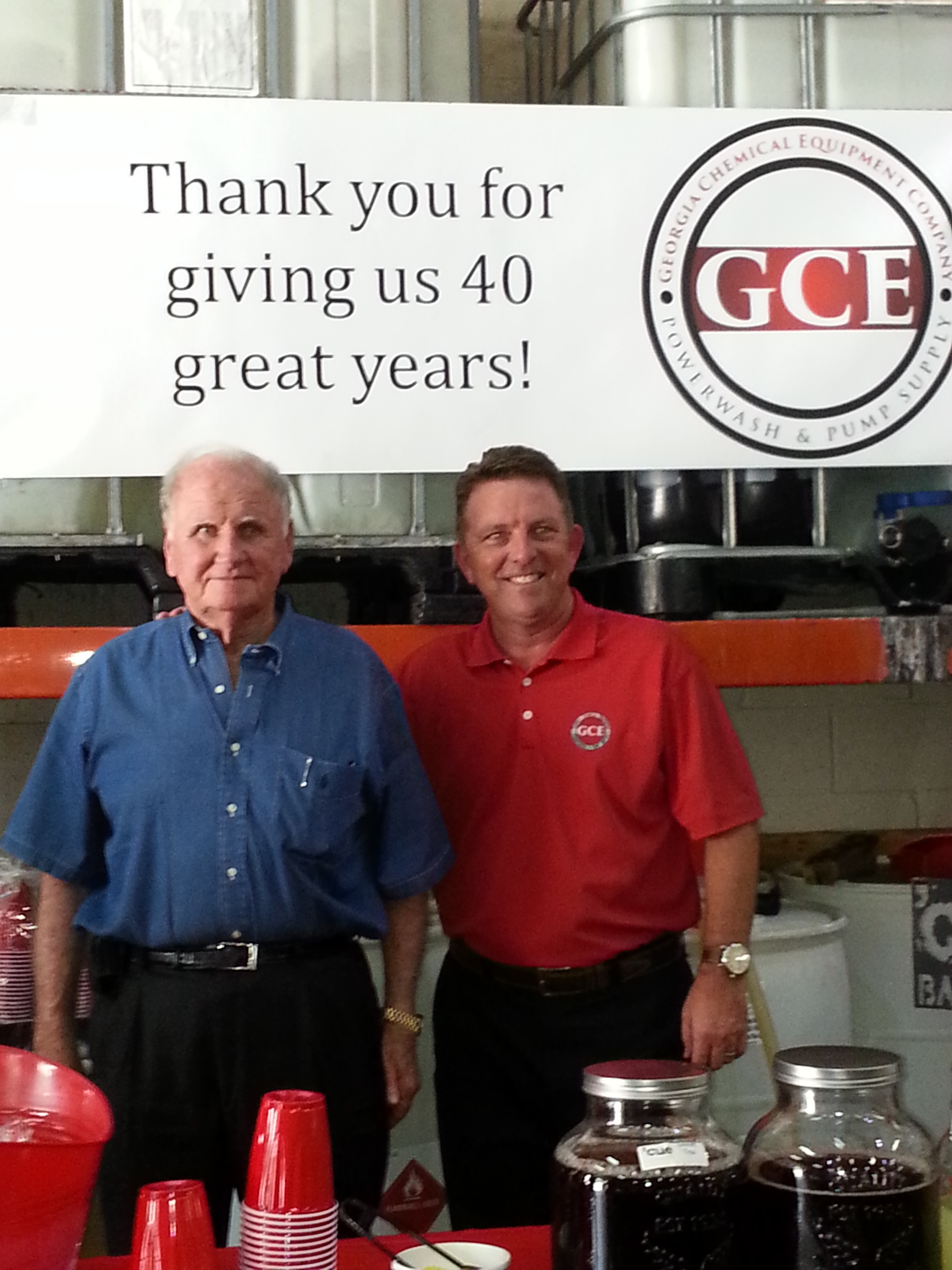 GCE Celebrates 40 Years - Georgia Chemical Equipment Company, Inc.