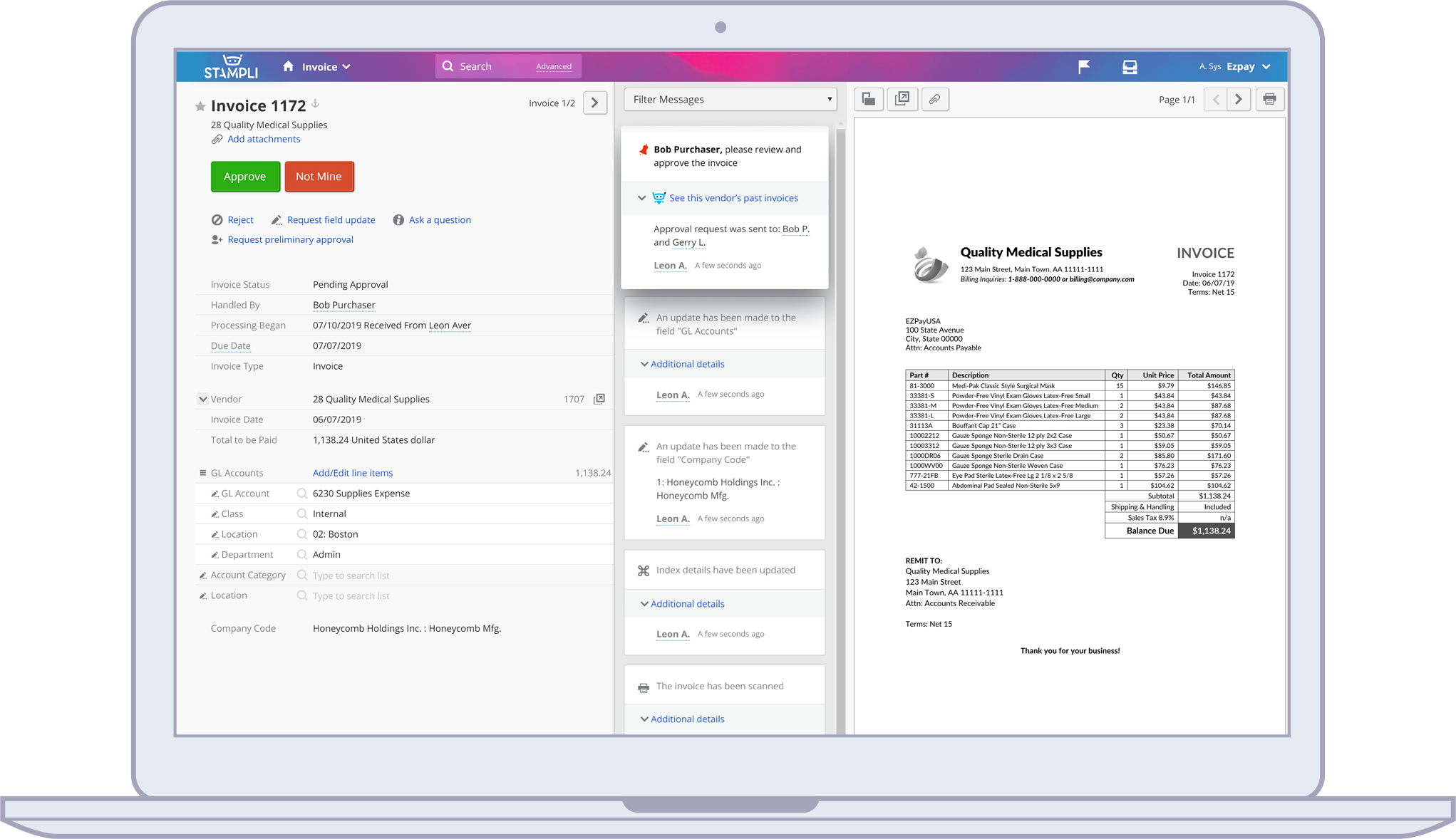 Simplify Invoice Tracking