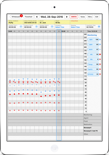Smart Flow's Anesthetic Sheet