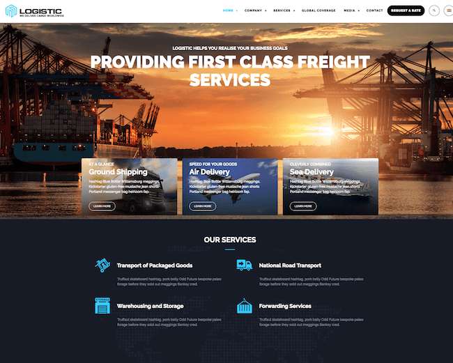 13 Best Transportation and Logistics WordPress Themes for 2020
