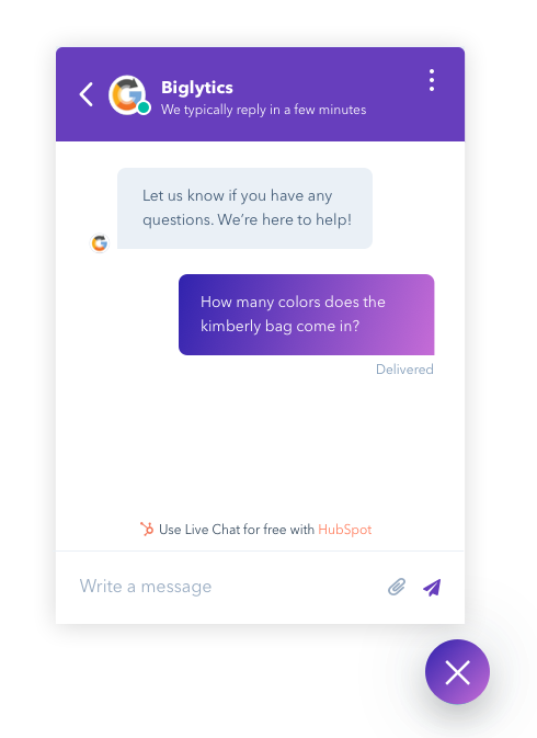 HubSpot Community - Conversations Live Chat Widget has a New Look ...