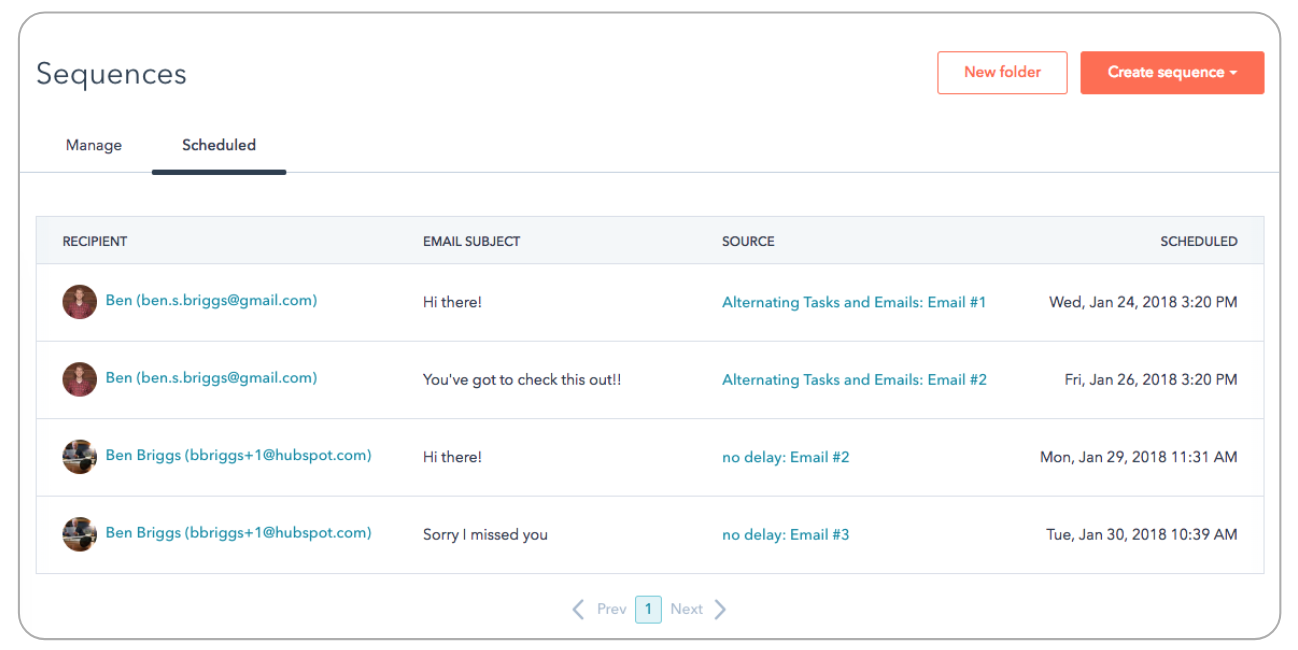 HubSpot Community - [Now Live] A New Outbox Helps Keep Track of Emails ...