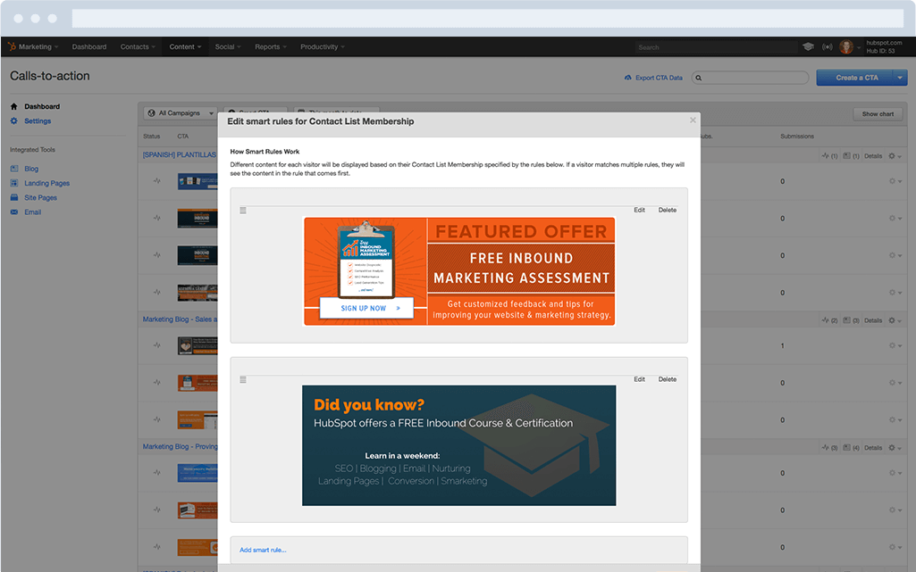 Création de bouton call-to-action | HubSpot