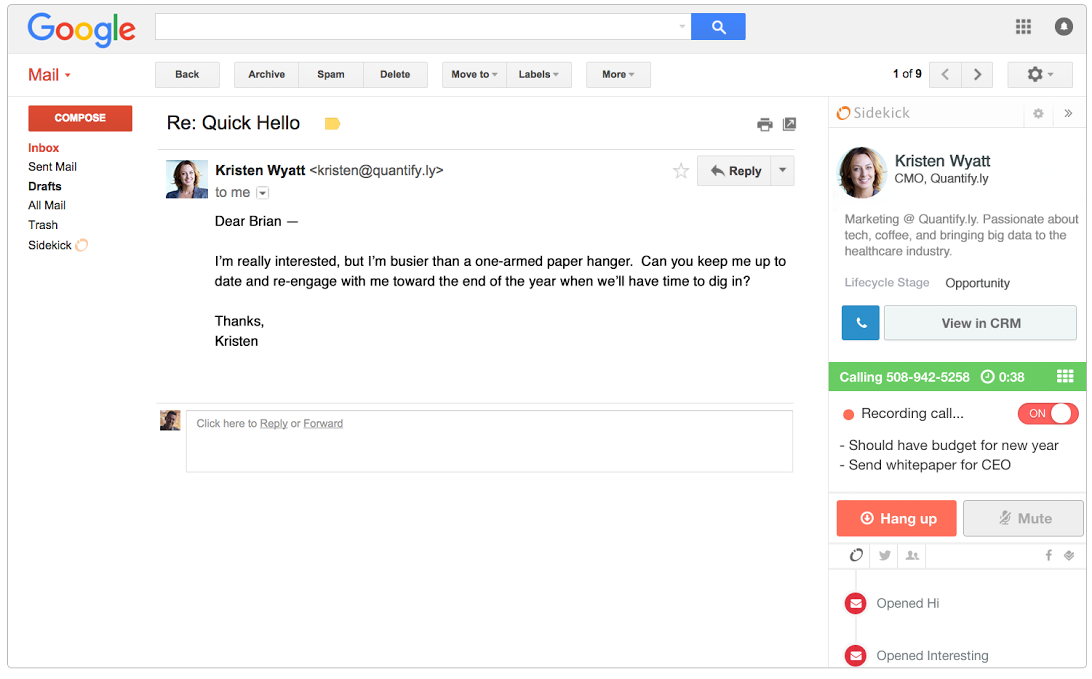 HubSpot Community - Place Calls Right Inside Gmail or Outlook with ...