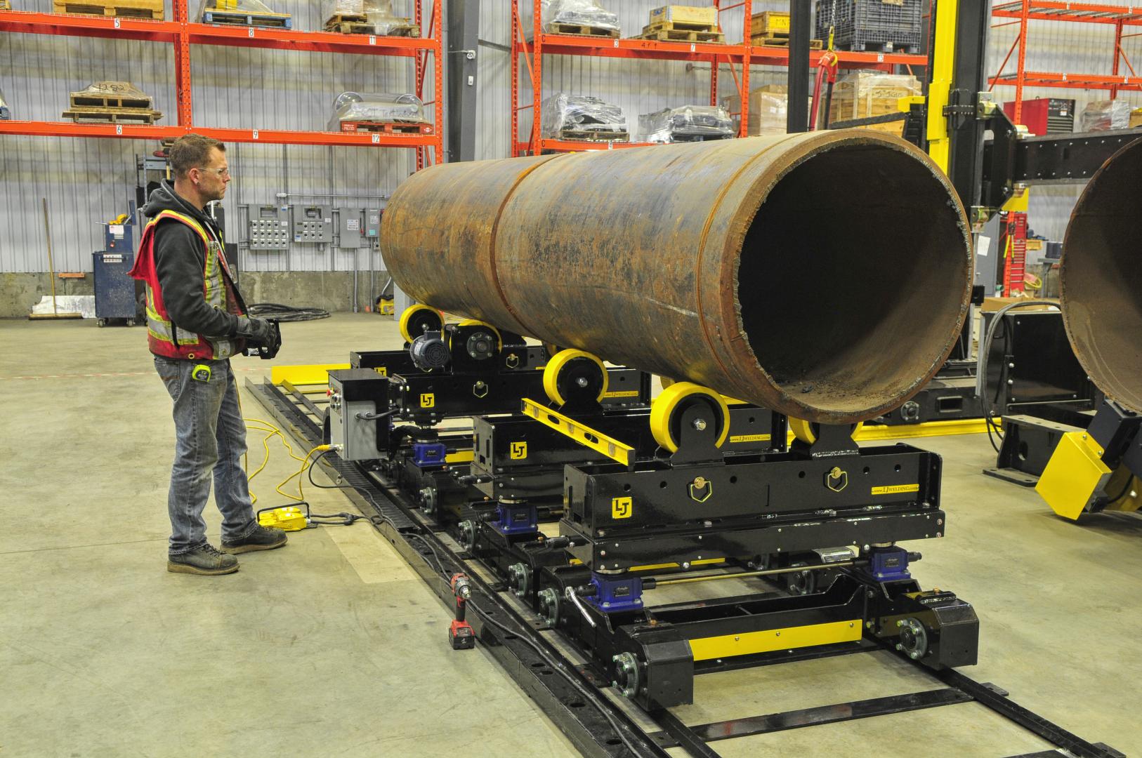 10TMR Pipe Double Joining System: Pipe Turning Roll System