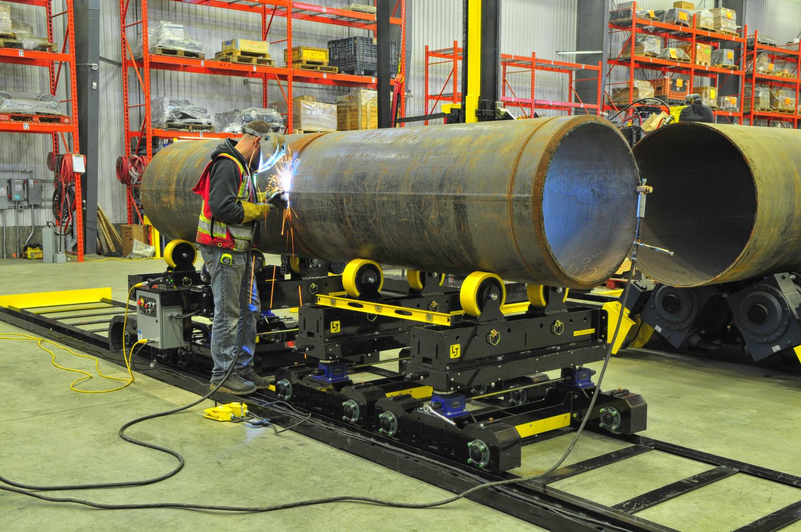 10TMR Pipe Double Joining System: Pipe Turning Roll System