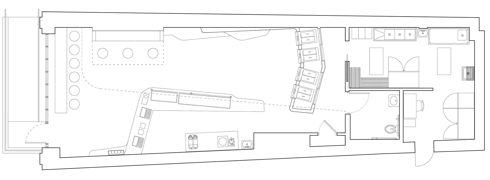 Dessert Shop architectural design
