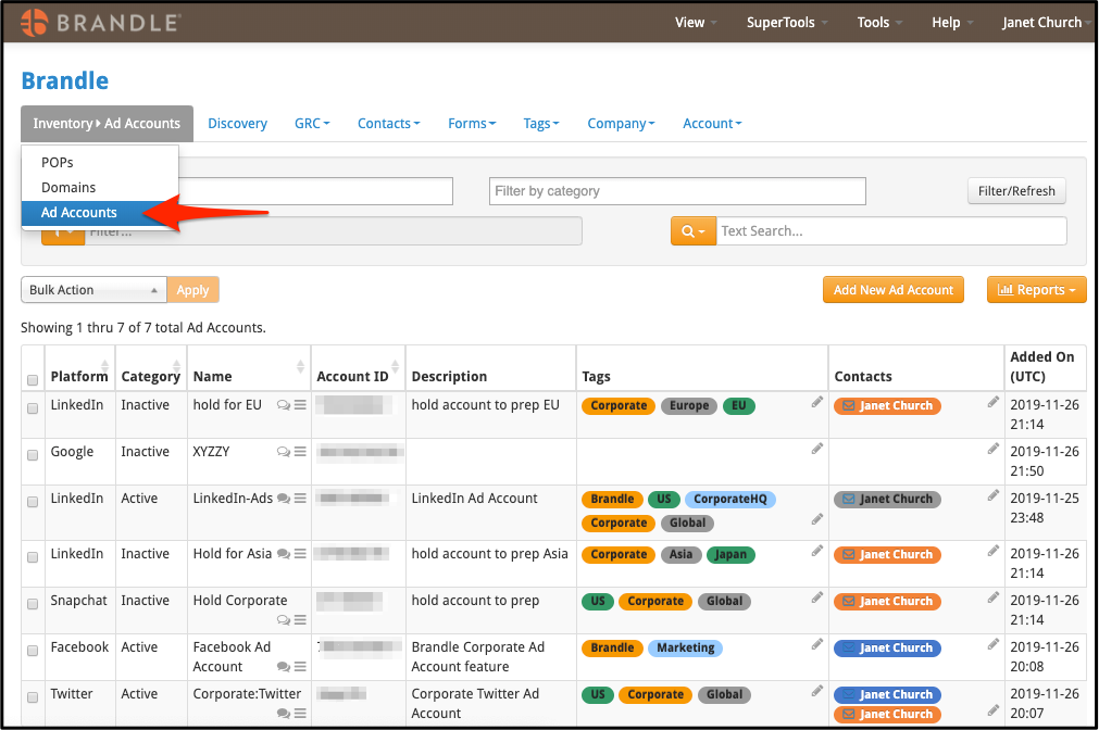 What is the Ad Accounts Module? – Brandle